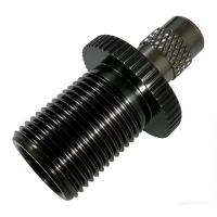 China Black Brass Lighting Connector M13x1 Thread 19x32mm Corrosion Resistant Fixture Part for sale