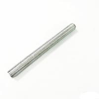 China M10x1 Iron Threaded Tube Connector 100mm Zinc Plated Anti Corrosive for sale