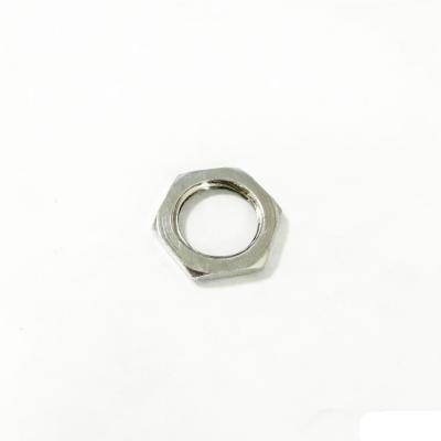 China Iron Hexagon Nut M26x1 SW22mm Height 3mm Zinc Plated Lighting Hardware for sale