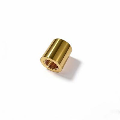 China Raw Brass Accessory M10x1 Thread 13x15mm for Lighting Fixtures and Furniture Connectors for sale
