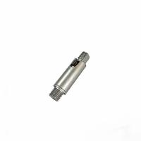 China Brass Lighting Accessory M8x1 Thread 11mm x 41mm Silver Finish Corrosion Resistant for sale