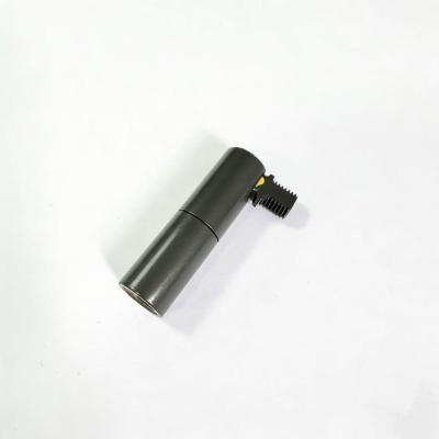 China Black Brass Threaded Tube 13mm OD x 57mm M8x1 Double Ended Male Threads for Lighting for sale