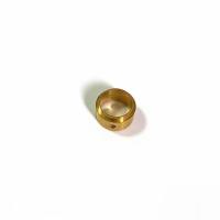 China Solid Brass Round Ring 17mm x 9mm Unfinished Lighting Fixture Parts Corrosion Resistant for sale