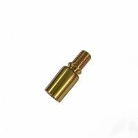 China 16x43mm M10x1 Raw Brass Lighting Fixture Accessory Corrosion Resistant for sale