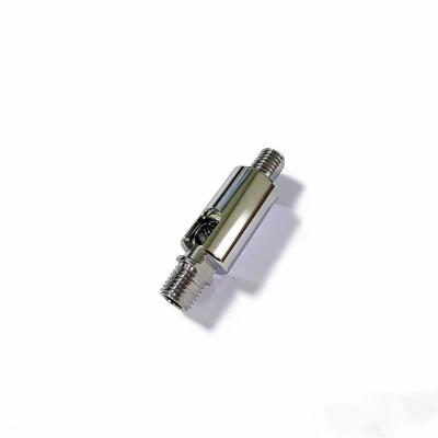 China Chrome Plated Brass Connector M8x1 Thread 13mm x 44mm for Lighting Fixtures for sale