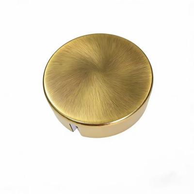 China Antique Bronze Brass Lamp Holder Cover 73mm x 22mm High-Grade Lighting Fixture Lid for sale
