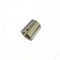China Precision 22x25mm Aluminum Connector M16x1 Thread Raw Finish for Lighting Fixtures for sale