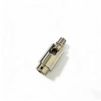 China Chrome Plated Brass Lighting Connector M10x1 Thread 16x43mm for Lamp Fixtures for sale