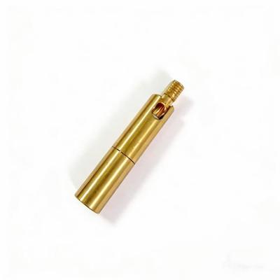 China Brass Connector 10x55mm M8x1 Raw Finish Corrosion Resistant for Lamp Fixtures for sale