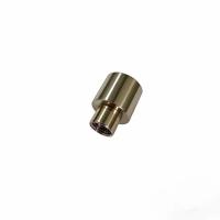 China Nickel Matt Brass Connector 15x20mm M8x1 Thread for Lighting Fixtures for sale