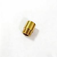China 12x15 mm Raw Brass Lighting Connector M10x1 Thread for Lamp Fixtures for sale