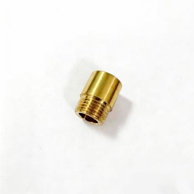 China 12x15 mm Raw Brass Lighting Connector M10x1 Thread for Lamp Fixtures for sale