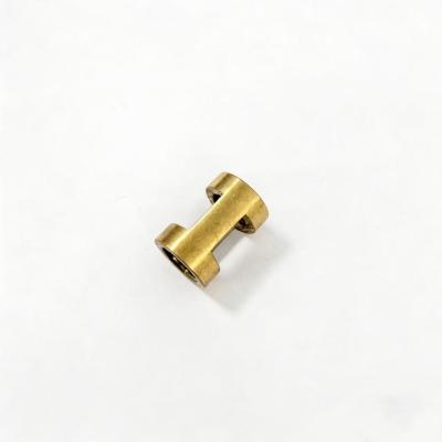 China Brass Connector 14mm x 20mm M10x1 Thread Raw Finish for Lighting Fixtures for sale