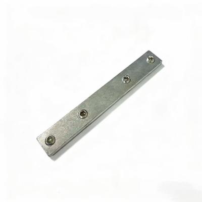China 14mm x 100mm Raw Zinc Plated Iron Round Bar for Lighting Fixtures Industrial Hardware for sale
