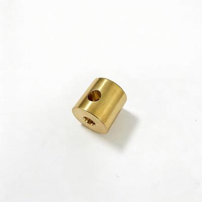 China Brass Lighting Accessory 16x16mm M4x1 Thread Raw Finish for Fixtures for sale