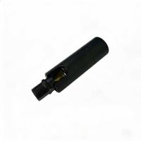 China Black Finish Precision Brass Connector 16mm x 60mm M10x1 Fine Thread for Lighting for sale
