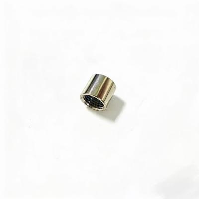China M10x1 Thread Chrome Plated Brass Connector 12mm x 12mm for Pendant Lighting Fixtures for sale