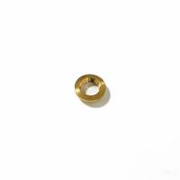 China Solid Brass Light Fixture Part 15mm x 4mm M10x1 Thread Raw Finish Connector for sale
