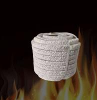 China 1260 Ceramic Fiber Square Braided Rope for sale