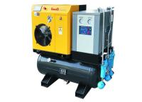 China Combined Rotary Twin Screw Compressor 7.5HP for sale
