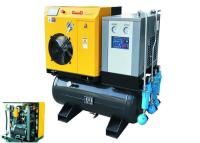 China 10hp Combined Screw Air Compressor 1m3/Min With  Air Dryer Air Tank And Line Filters for sale