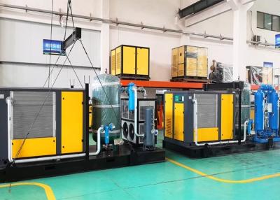 China Energy Saving Double Screw Air Compressor / 2 Stage Air Compressor for sale