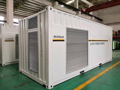 China PLC Controlled 355KW High Pressure Screw Air Compressor Movable Type Suitable for On-site Construction for sale
