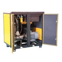 China IP55 100hp 75kw 13bar Air Cooled PM VFD Air Compressor for sale