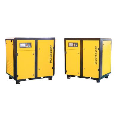 China Energy Saving 150HP 110KW Stationary Two Stage Screw Compressor for sale