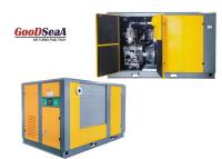 China ISO Hydropower 180HP Petrol High Pressure Screw Air Compressor for sale