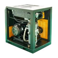 China Air Cooling 5.5kw 7.5 HP Belt Drive Screw Oil Injected Rotary Compressor for sale