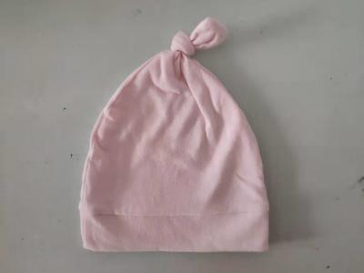 China Wholesale Custom 100% Cotton Double Layer Knit Baby Hats for Boys and Girls for sale