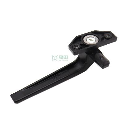 China Aluminium Window Accessories Single Point alloy Alloy Casement Window Handle 7 Shape for sale