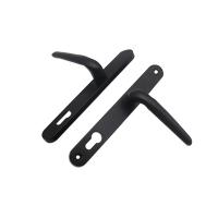 China OEM Black Through Door Window Double Sided Handles Aluminum Material Two Sided for sale