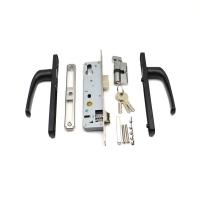 China Home Office Aluminum Lever Door Handle with key lock OEM ODM Service for sale