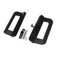 China Aluminum Alloy 168mm Double Sided Handles Distance 16mm Leaves for Sliding Door for sale