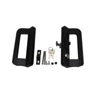China Aluminum 168mm sliding Door Window Double Sided Handles With key Lock for sale