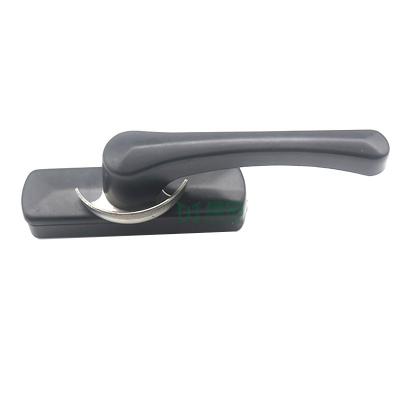 China Aluminum Large Screw Cap Sliding Crescent Sash Lock For Sliding Door And Window for sale
