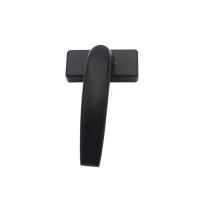 China Black Door And Window Push Through Handle Chrome Plated Finish For Home Office for sale