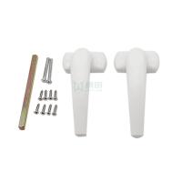 China White Door Window Double Sided Handles Modern Design Aluminum Alloy Materials for sale