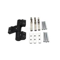 China Adjustable Heavy Duty Flag Hinge Aluminum Alloy 3D Door Hinge Custom Size for sale