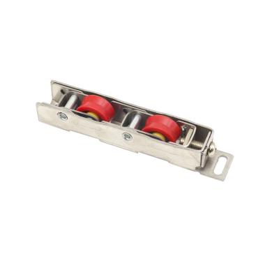 China Heavy Duty Adjustable Sliding Window Roller Pulley 60 Series Red Wheel OEM for sale