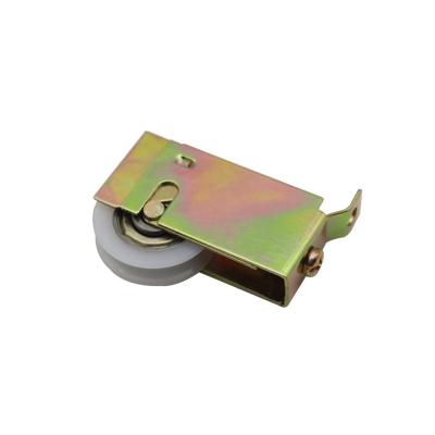 China Lightweight Zinc Plating Door Window Rollers Sliding Wheels Pulley With Nylon for sale
