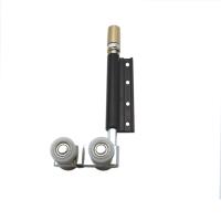 China Black Bi Fold Folding Gate Hinge Door Fixing Hardware Modern Style for sale