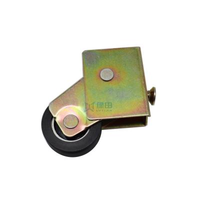 China Black Plastic Casing Sliding Bearing Wheel Roller for sale