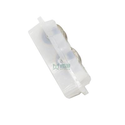 China Modern Design Double Flat Brass Wheel Sliding Window Roller for sale
