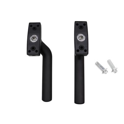 China Aluminum Windows with Child Lock & Hidden Safety Lock Square Shaft Handle Design for sale