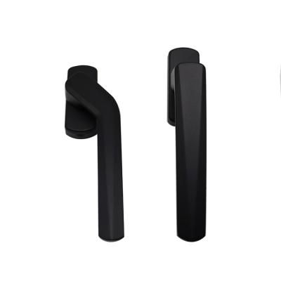 China Aluminum Door and Window Hardware Accessories Aluminum Crooked Handle for sale
