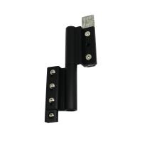 China Wholesale Black Aluminum Profile Hinges Aluminum Doors Hinges for sale