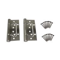 China Stainless Steel Slotted Door Hinge for Home Hospital Entry-Furniture Accessories for sale